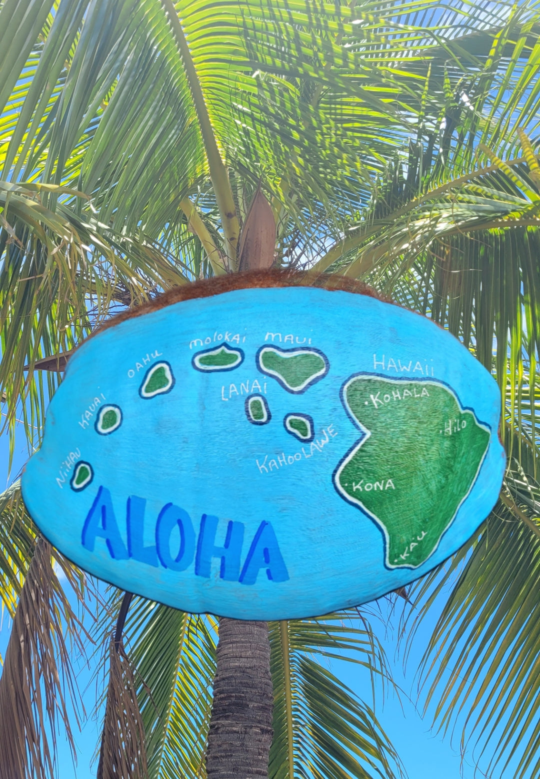 Hawaiian Islands Chain – Coconut Postcards Kona